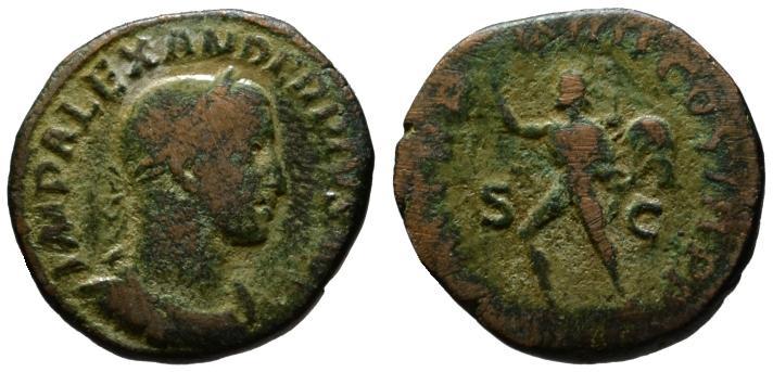 Alexander Severus AE sestertius - SOL INVICTUS - 234 AD | Roman ...