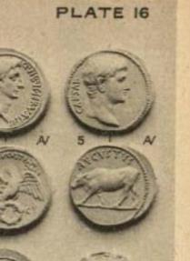 19th C. BMC electrotype - Augustus AV Aureus - Heifer | Ancient Spanish ...