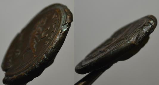 Paduan medal afer Cavino - Vitellius medallic sestertius - MARS