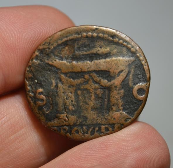 Titus AE As - Altar PROVIDENT - Rare var. | Roman Imperial Coins