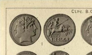 19th C. BMC electrotype - Anonymous AR quadrigatus - Janus & Quadriga