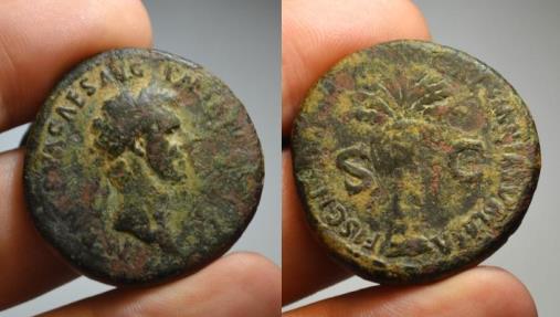 Nerva AE sestertius - FISCI IUDAICI Palm tree - Very Rare | Roman ...