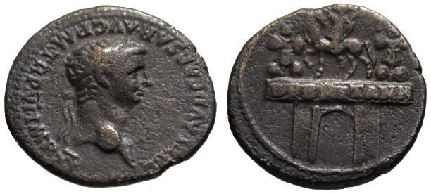 Claudius AR denarius - DE BRITANN arch - Very Rare R3 / VF | Roman ...