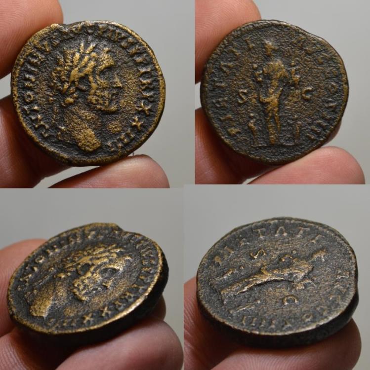 Antoninus Pius AE sestertius - PIETATI AUG - 4 children | Roman ...