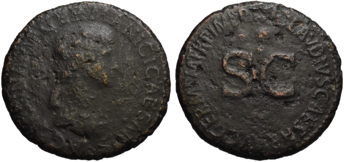 Agrippina AE sestertius - Large SC - under Claudius | Roman Imperial Coins