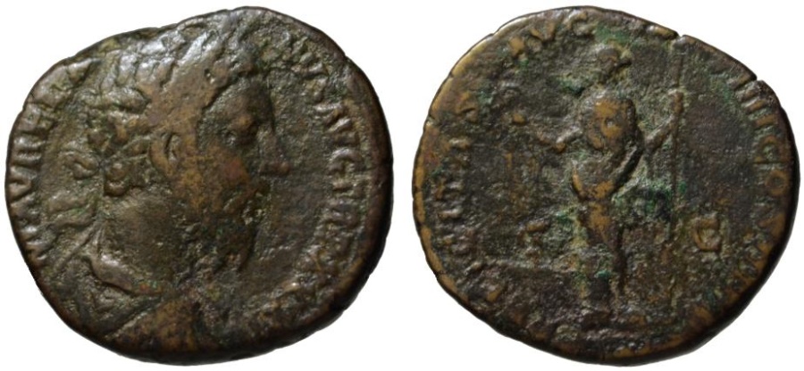 Marcus Aurelius AE sestertius - FELICITAS | Roman Imperial Coins