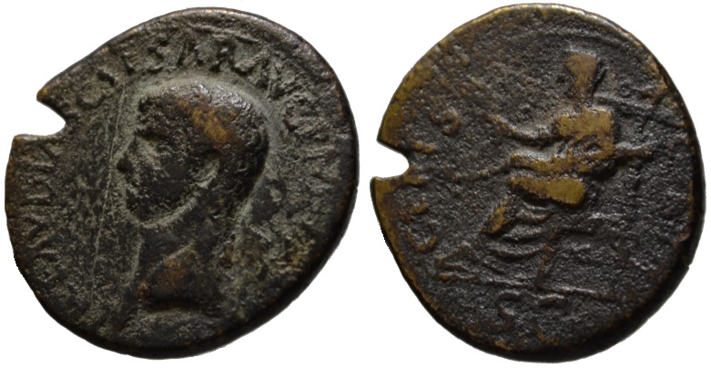 Claudius AE dupondius - CERES - Large & Heavy 30 mm | Roman Imperial Coins