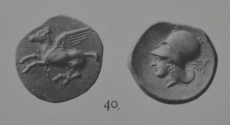 19th C. BMC electrotype - Corinth AR stater - Athena & Pegasus