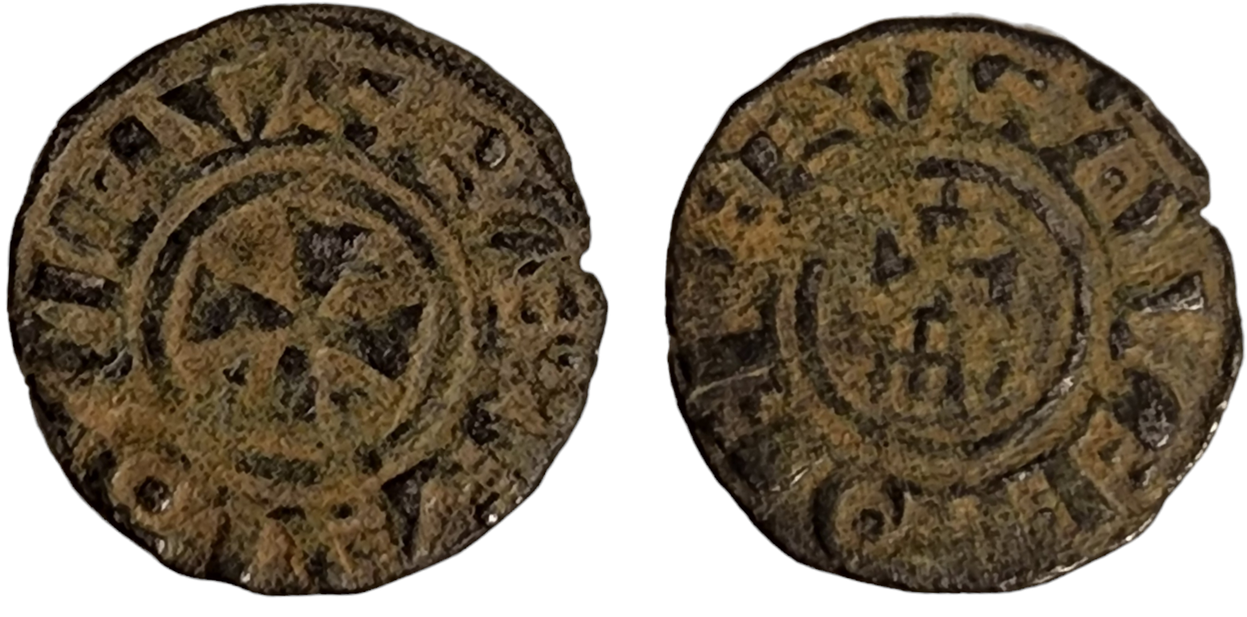 CRUSADERS, Latin Kingdom of Jerusalem. Baldwin III. 1143-1163. BI Denier