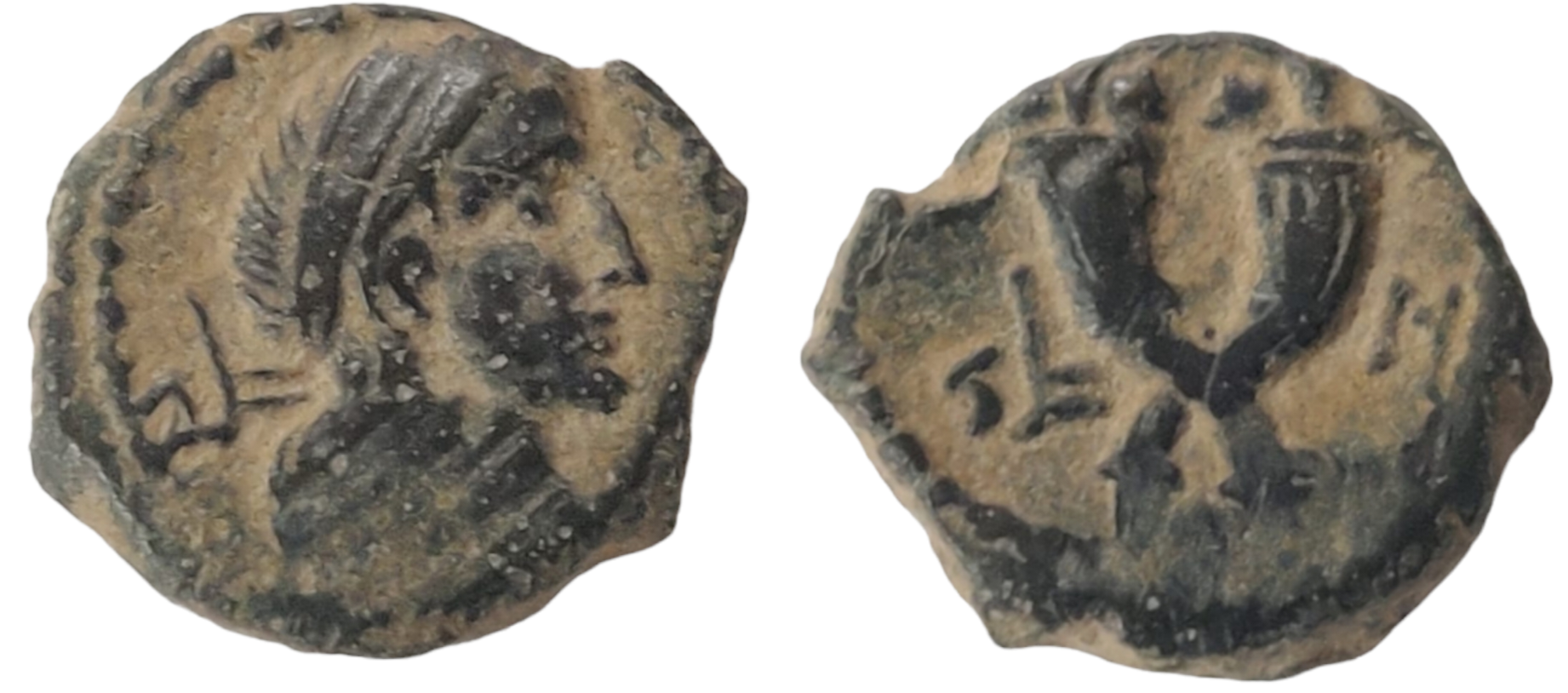 NABATAEA. Syllaeus and Aretas IV. 9-6 BC. with two letters from ...
