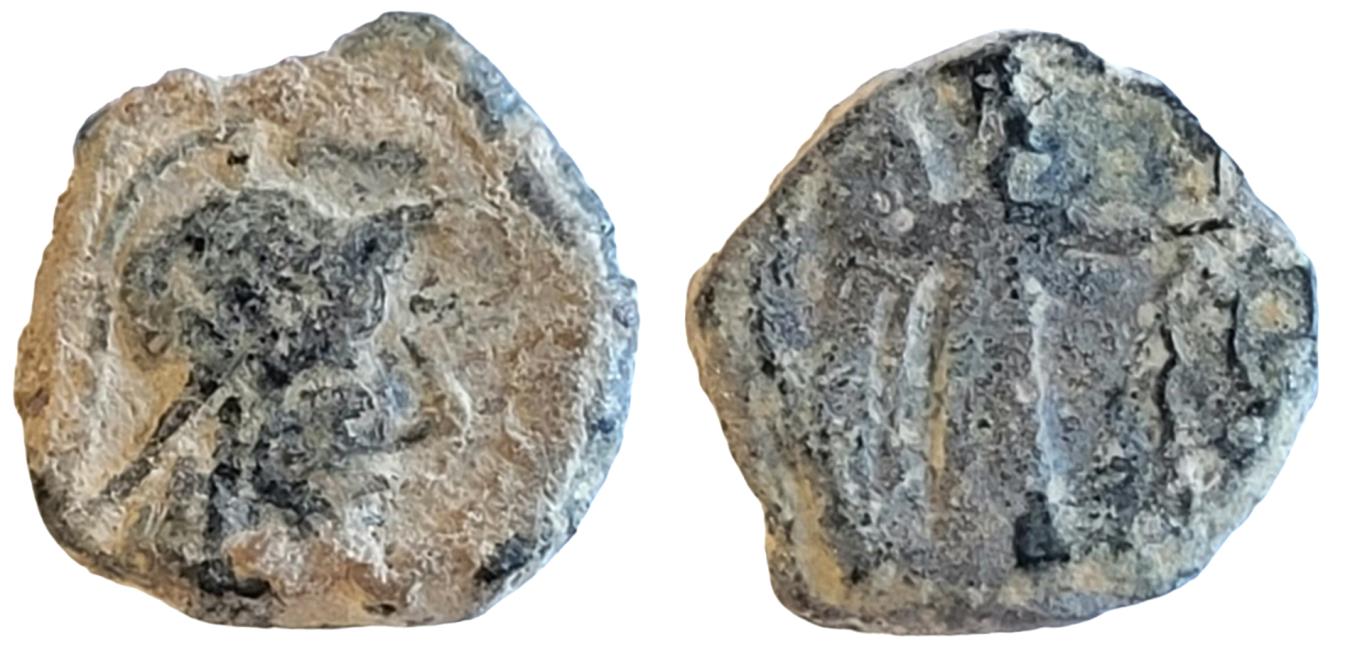 Nabataean Kingdom. Aretas IV , 9 BC - 40 AD , lead coin | Greek Coins