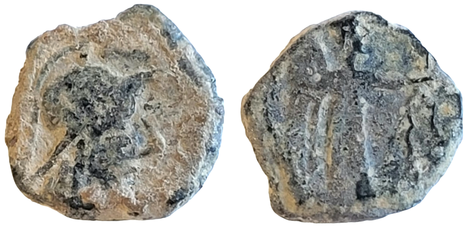 Nabataean Kingdom. Aretas IV , 9 BC - 40 AD , lead coin | Greek Coins