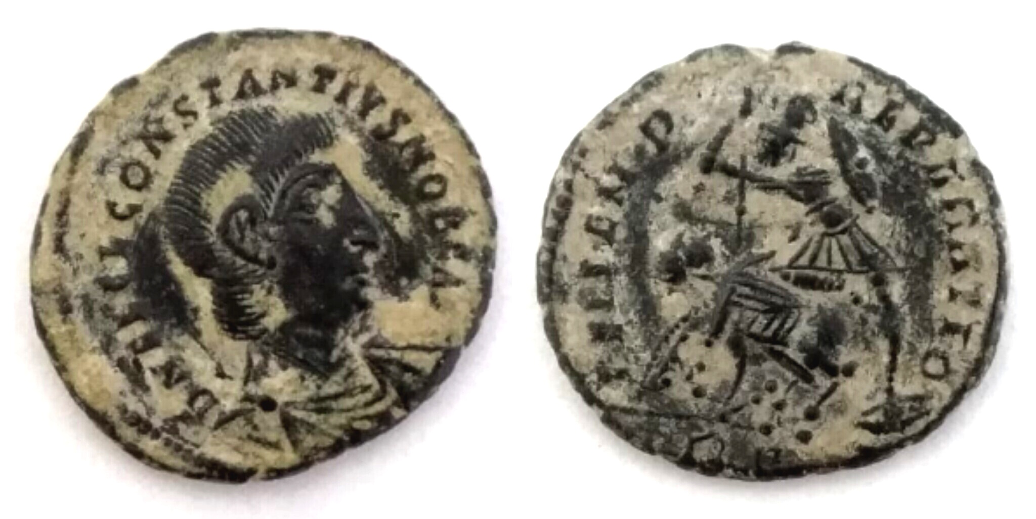 Constantius Gallus, caesar (351-354), Nummus, AD 351-354 AE. | Roman ...