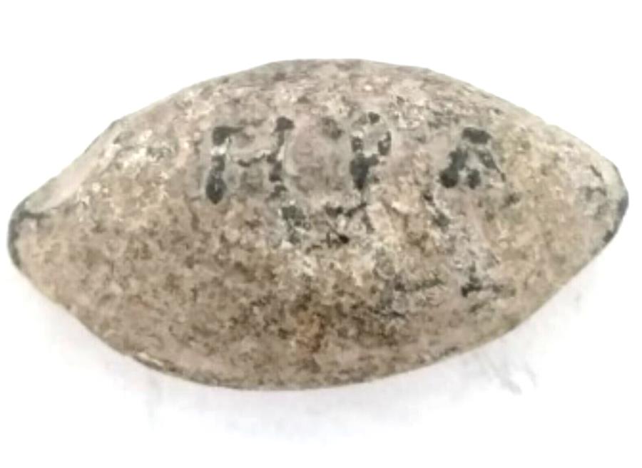 Roman Lead Sling Bullet w/Letters, Circa 1st-4th Century AD. | Roman ...
