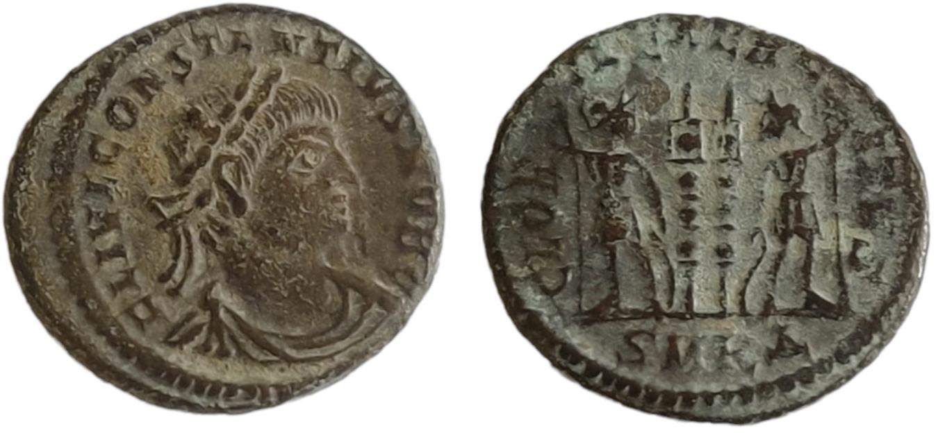 Constantine II (Caesar, 316-337). Æ | Roman Imperial Coins