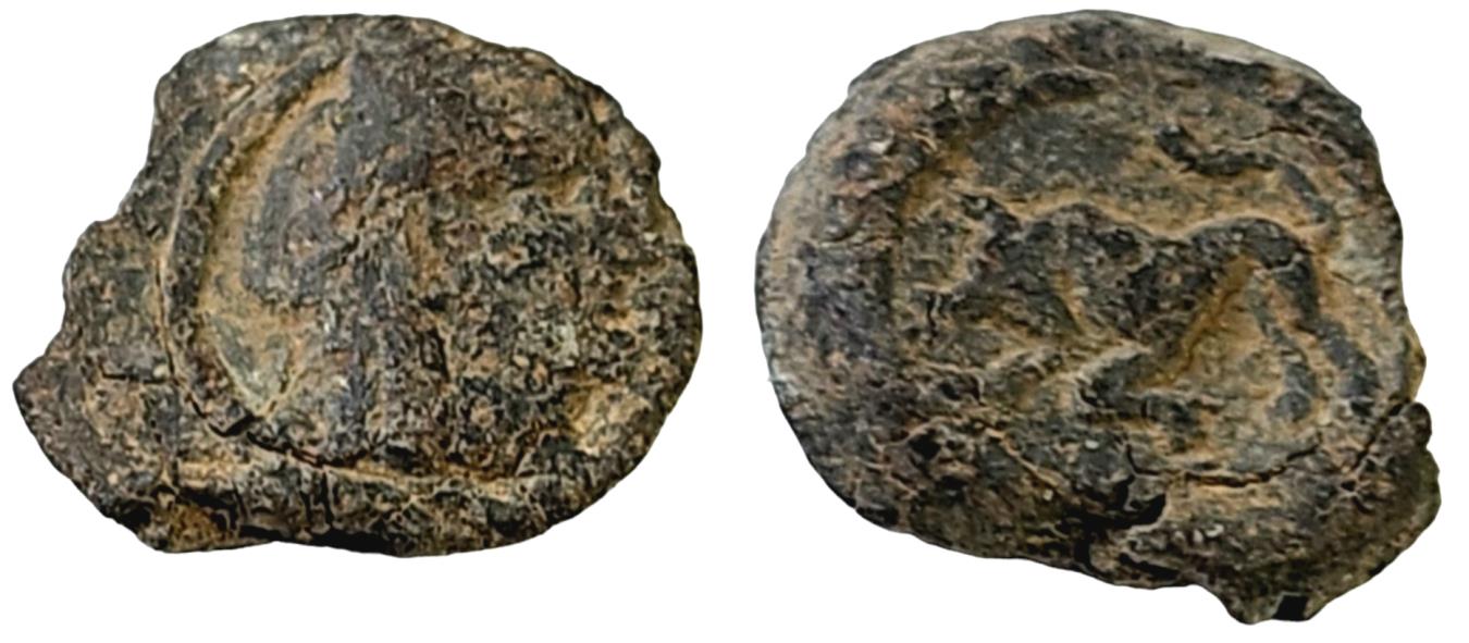 NABATAEA. Aretas IV. 9 BC-AD 40. lead coin.