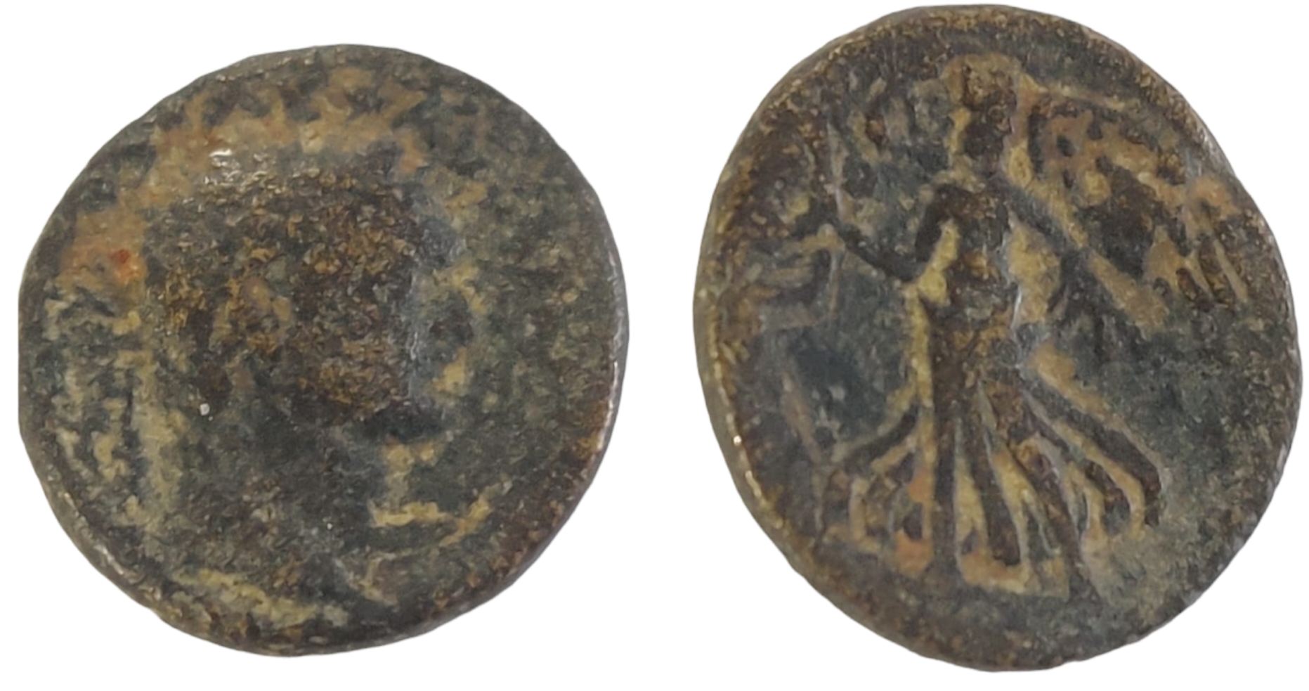 Samaria, Caesarea, Domitian. Judea. A.D. 81-96. Æ | Greek Coins
