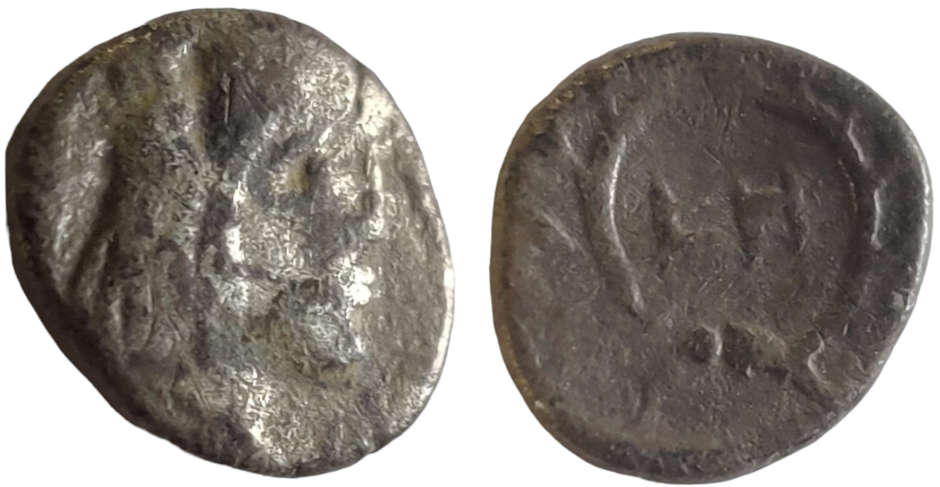 NABATAEA. Syllaeus. 9-6 BC. AR 1/4 Drachm. | Greek Coins