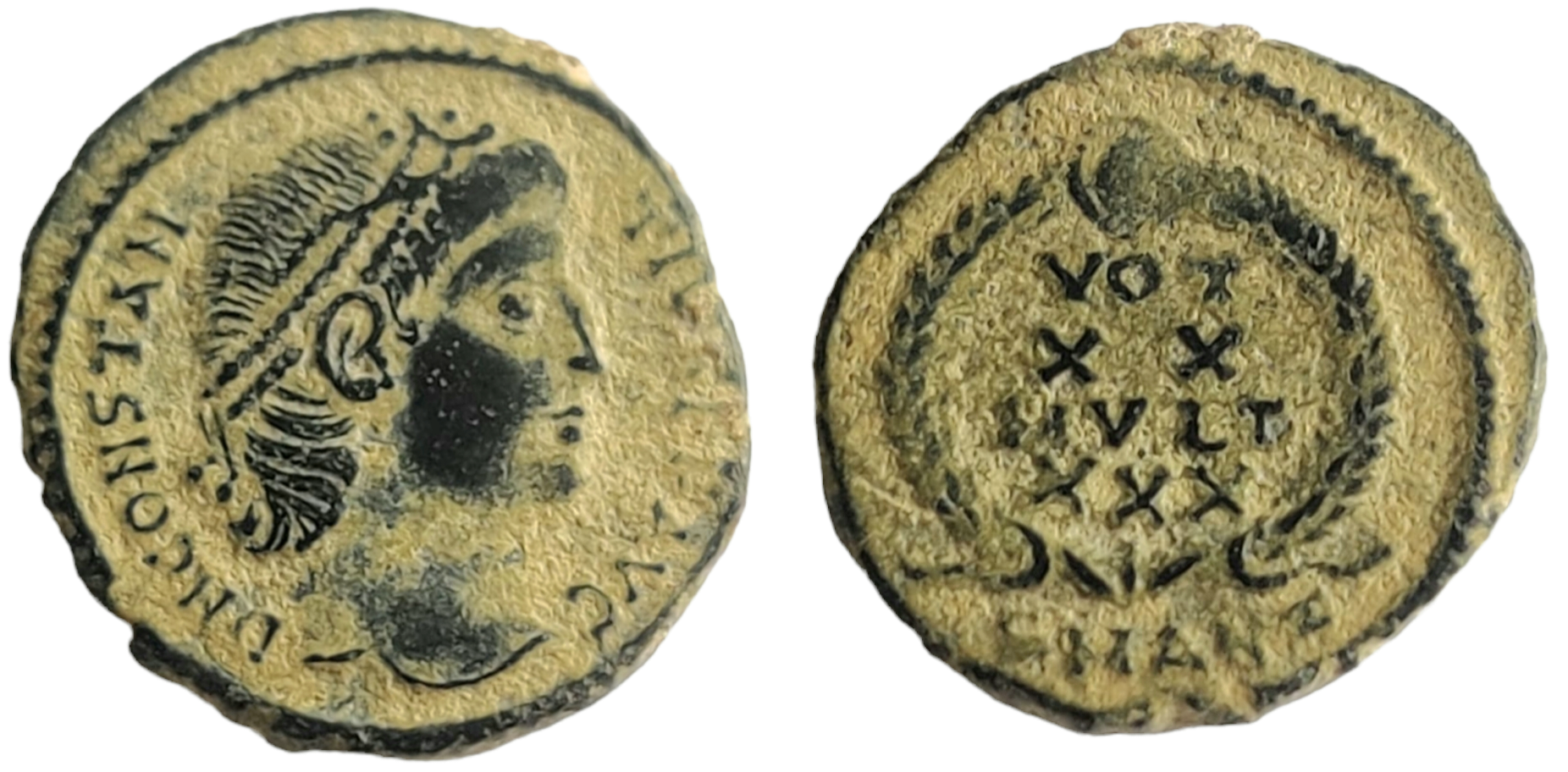 Constantius II. AD 337-361. Æ Follis. Antioch mint, | Roman Imperial Coins