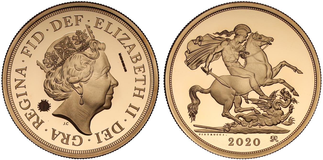 TRIAL PIECE: 2020 proof Five-Pounds PF70 UCAM | European Coins