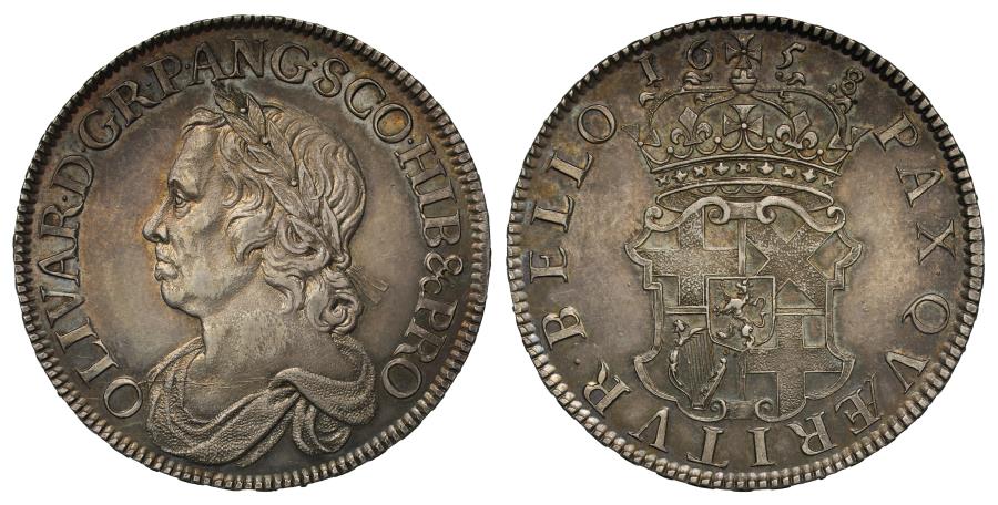Oliver Cromwell 1658 Crown | European Coins