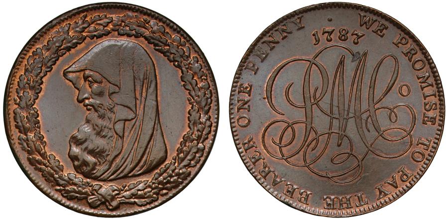 Parys Mine Company copper Penny, Anglesey, 1787 | Tokens & Medals