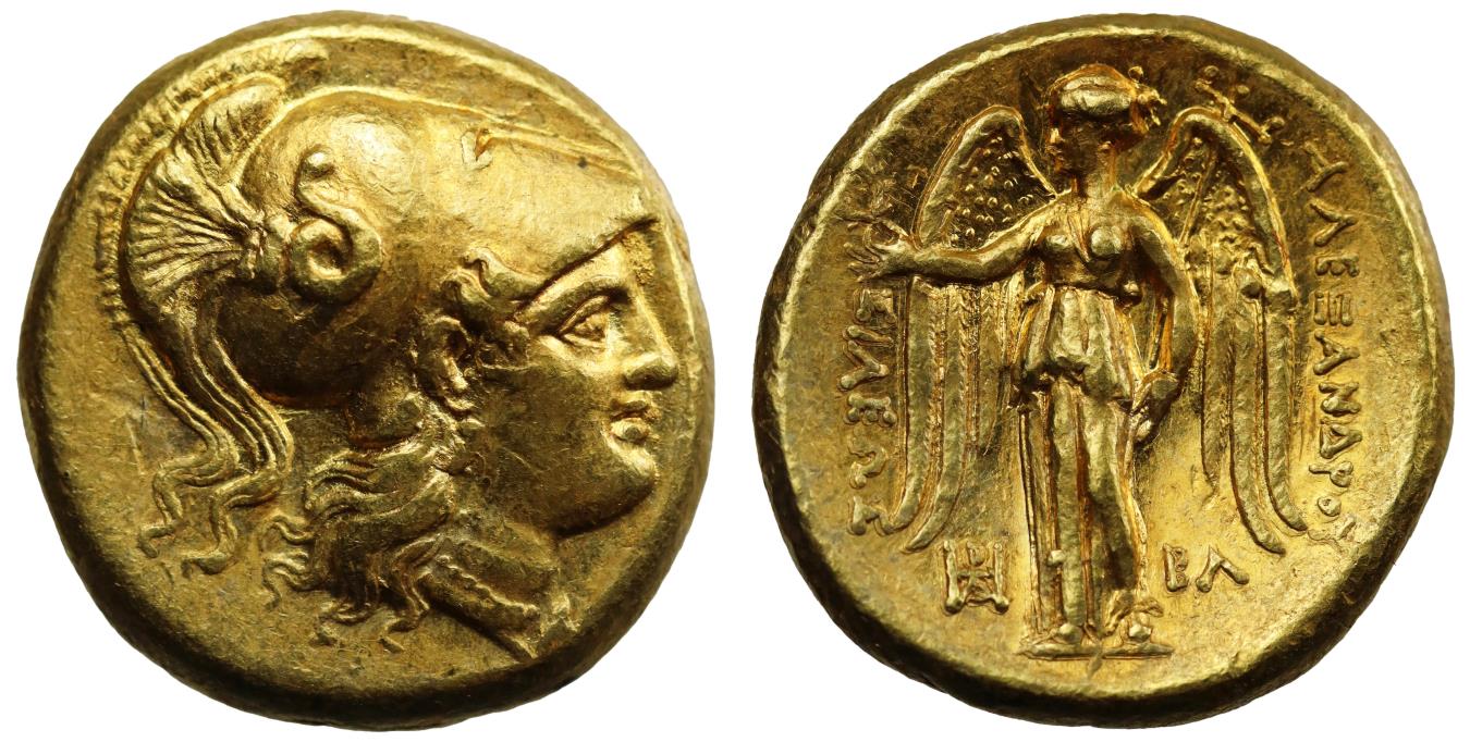 Alexander III, the Great, Gold Stater, Babylon. | Greek Coins