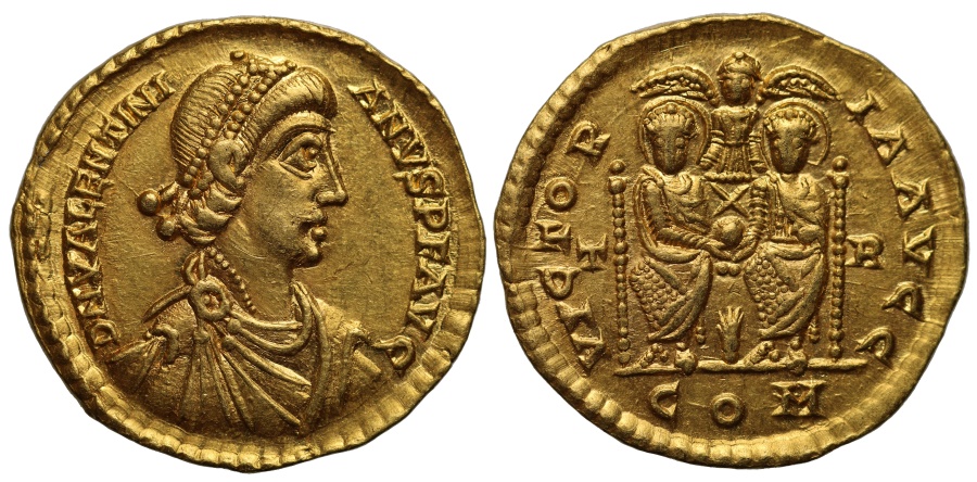 Valentinian II, Gold Solidus | Roman Imperial Coins