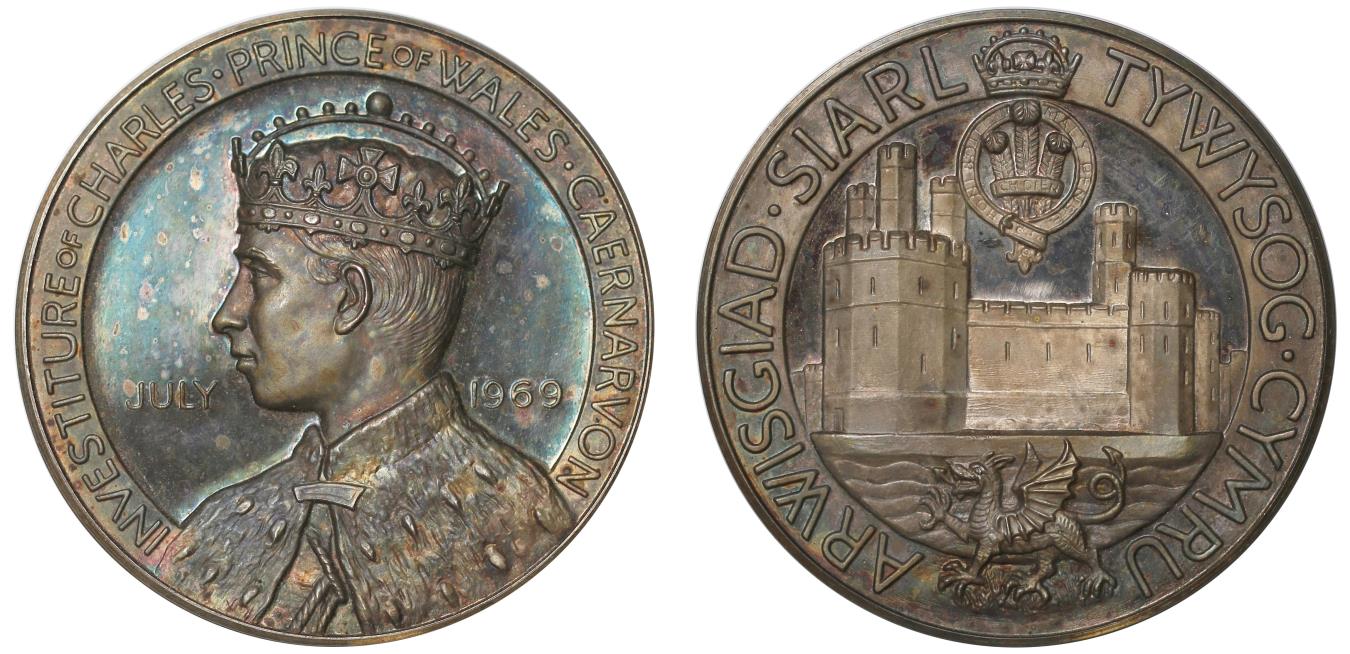 Investiture of the Prince of Wales, 1969. | Tokens & Medals
