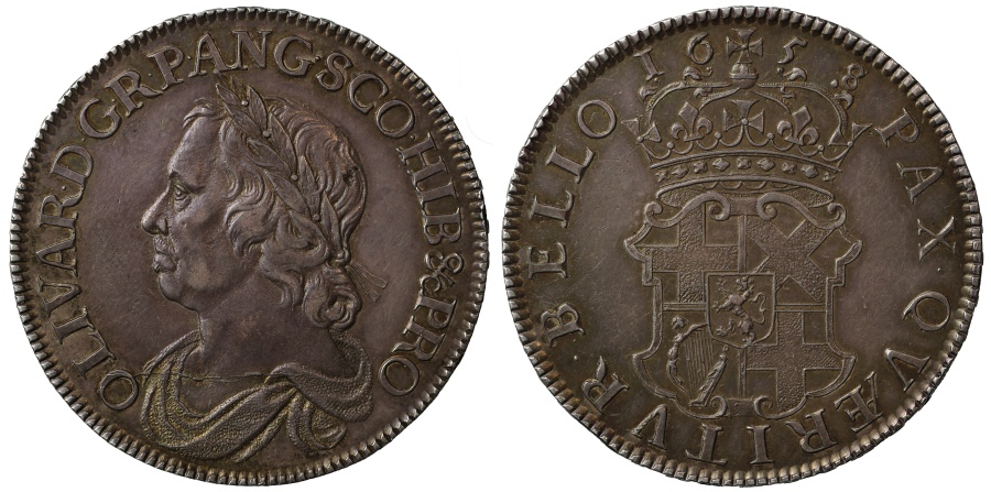 Oliver Cromwell 1658/7 Crown | European Coins