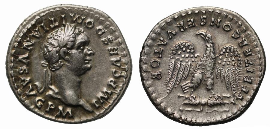 Domitian, Silver Denarius | Roman Imperial Coins