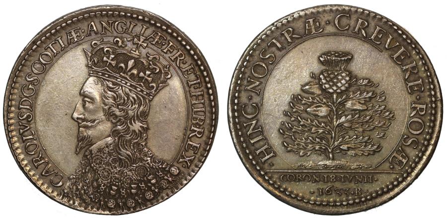 Charles I, Scottish Coronation, 1633. | Tokens & Medals