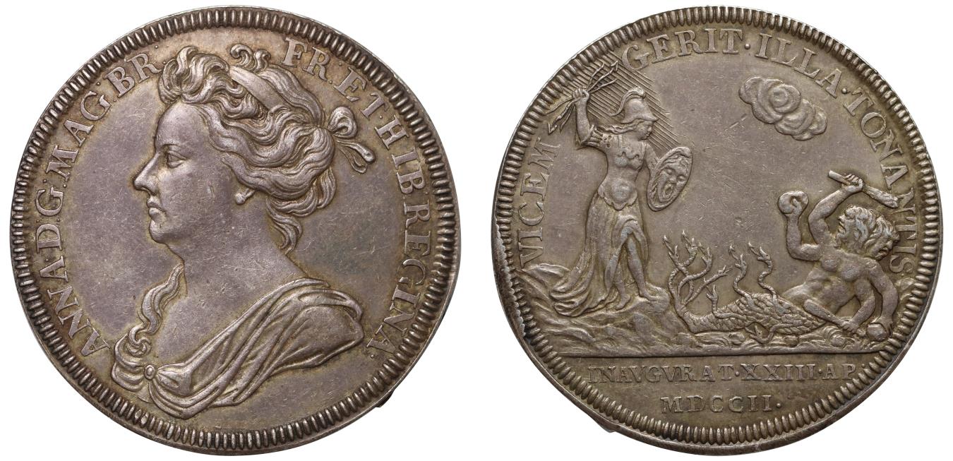 Coronation of Queen Anne, 1702. | Tokens & Medals
