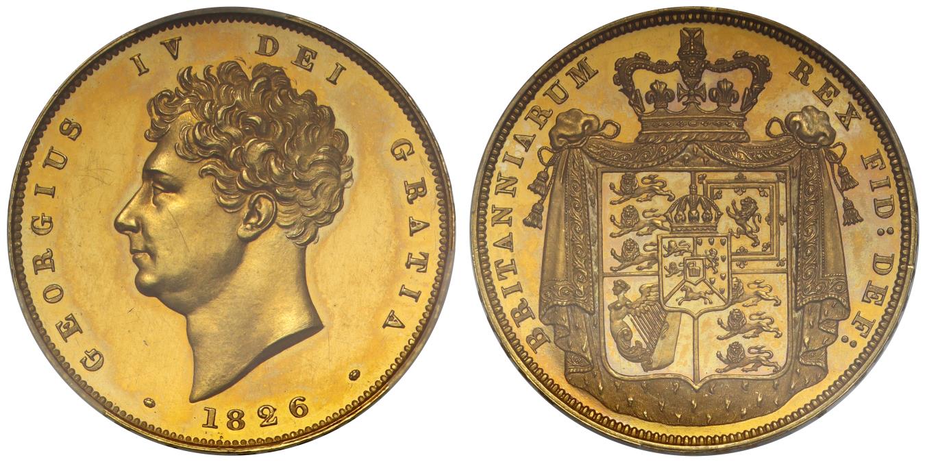 George IV 1826 proof Two-Pounds PR63CAM | European Coins