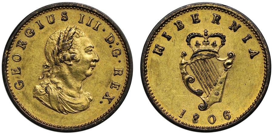 Ireland, George III 1806 proof Farthing | European Coins