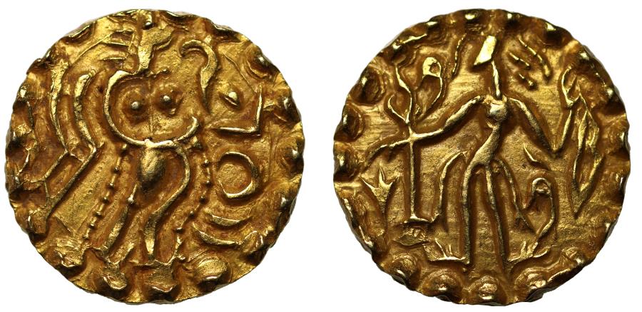 Post-Gupta, Samatata, Gold Stater. | Asian and Middle Eastern Coins