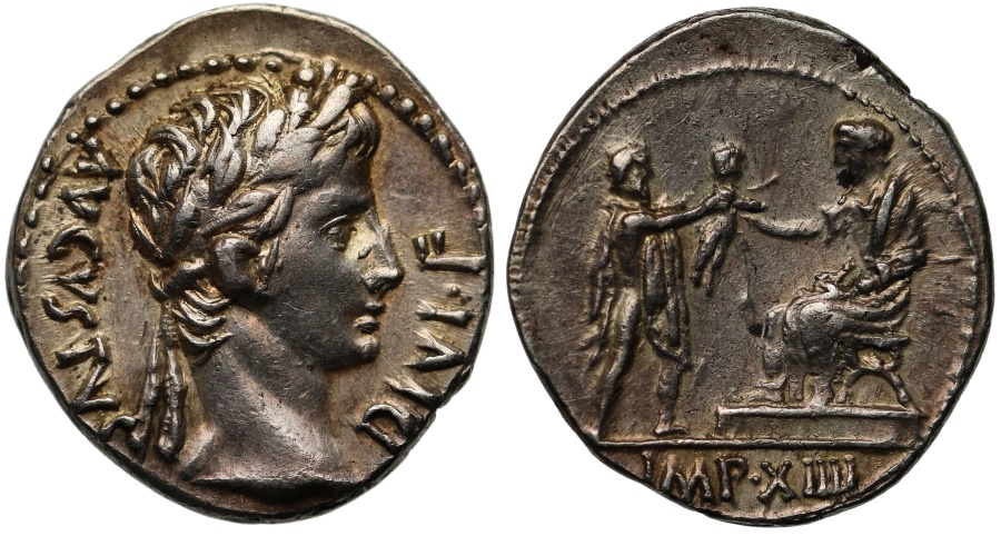 Augustus, Silver Denarius | Roman Imperial Coins