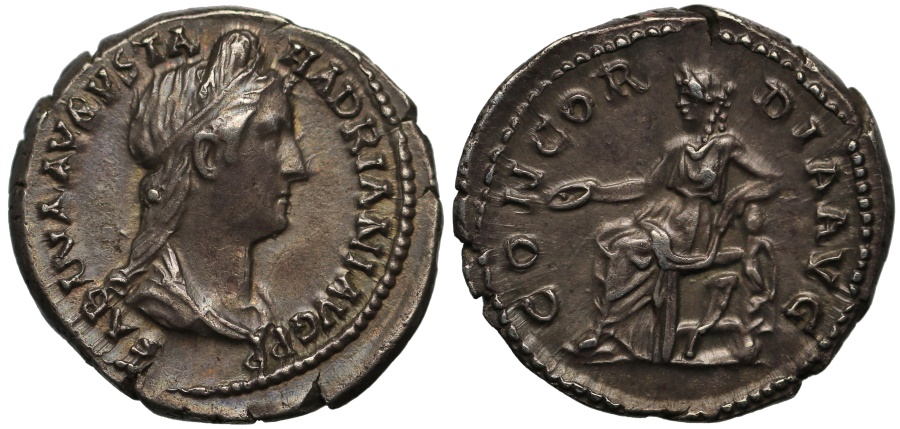 Sabina, Silver Denarius | Roman Imperial Coins