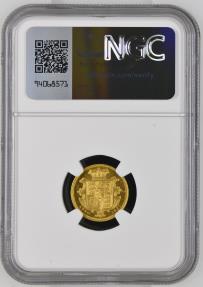 William IV 1831 proof Half-Sovereign, Coronation issue PF62 Cameo