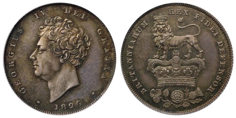 George IV 1826 proof Shilling CGS UNC88 | European Coins