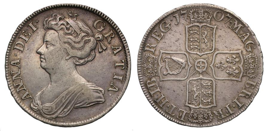 Anne 1707 Halfcrown | European Coins