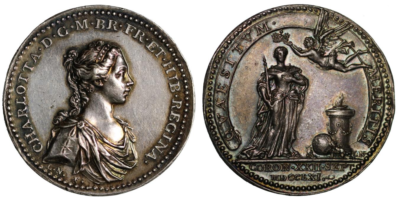 Coronation of Queen Charlotte, 1761. | Tokens & Medals