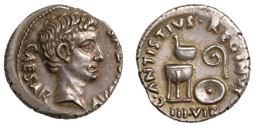 Augustus, Silver Denarius | Roman Imperial Coins