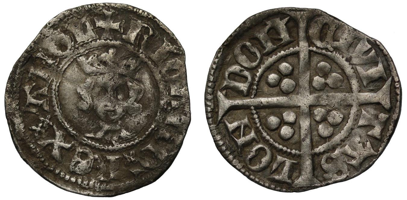 Richard II (1377-99), silver Halfpenny, London Mint. | European Coins