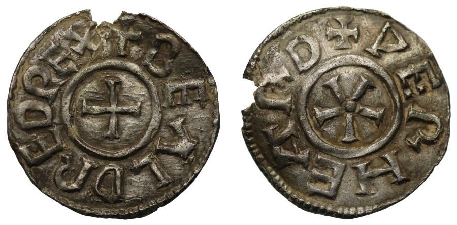 Kings of Kent, Baldred, Penny, Canterbury Mint, Waerheard, unique type