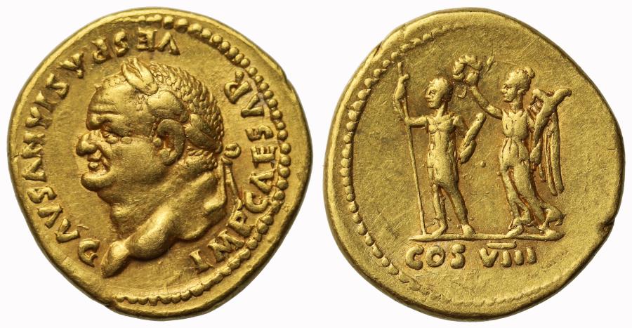 Vespasian, Gold Aureus | Roman Imperial Coins