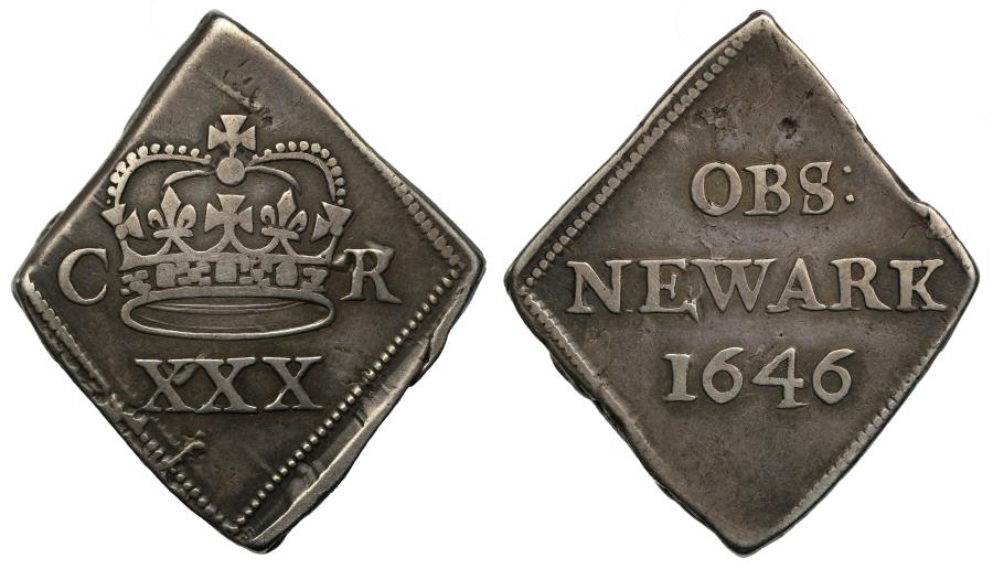 Charles I 1646 Newark Halfcrown | European Coins