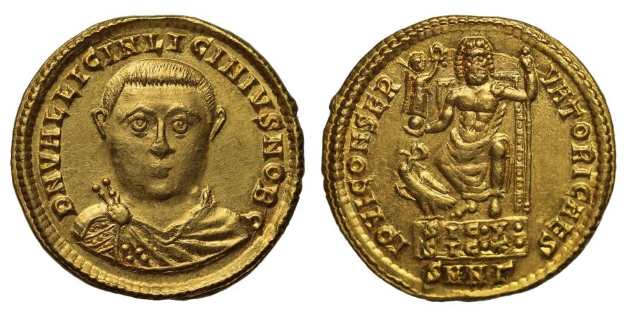 Licinius II, Gold Aureus | Roman Imperial Coins
