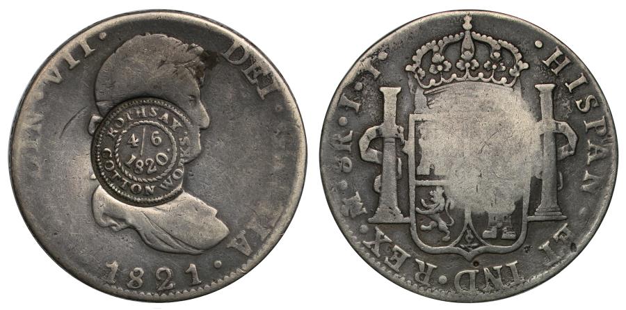 Scottish countermark Dollar Rothesay Mills | Tokens & Medals