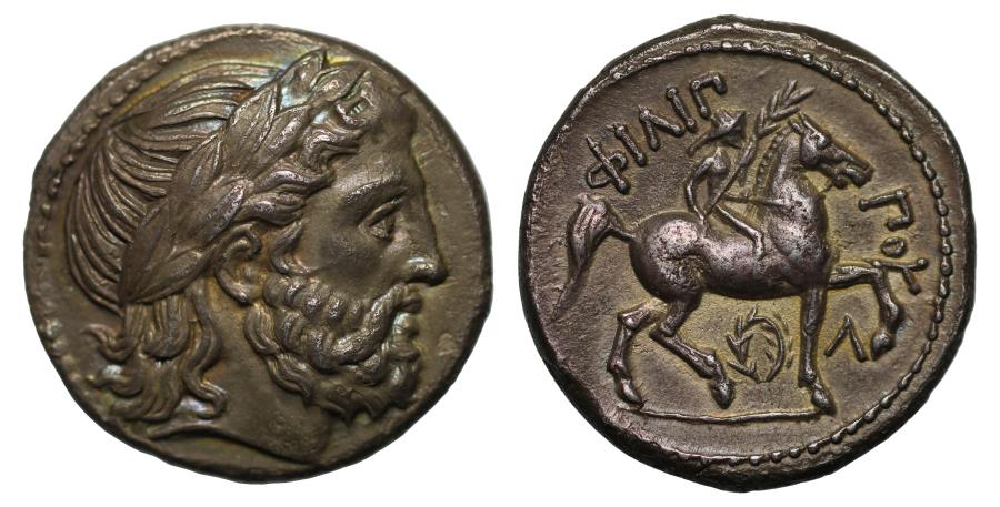 Kingdom of Macedon, Philip II, Silver Tetradrachm | Greek Coins